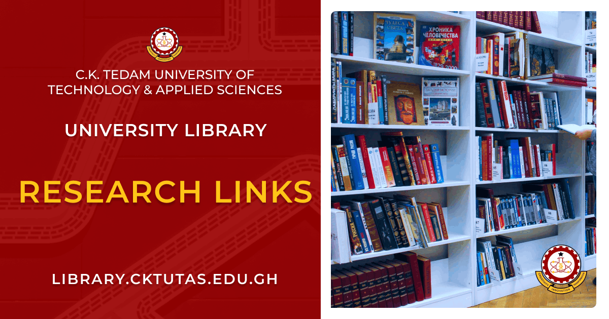 Research Links - CKT-UTAS LIBRARY